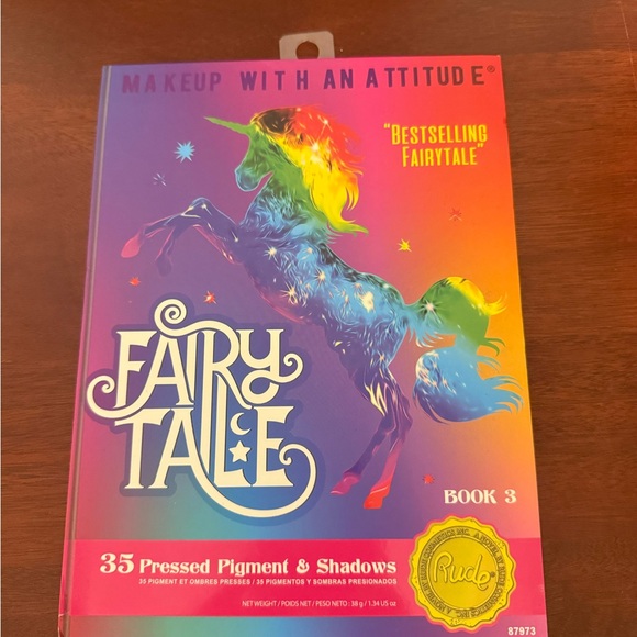 RUDE | Makeup | Rude Fairy Tale Book 3 Eyeshadow Palette Nwot 35 ...